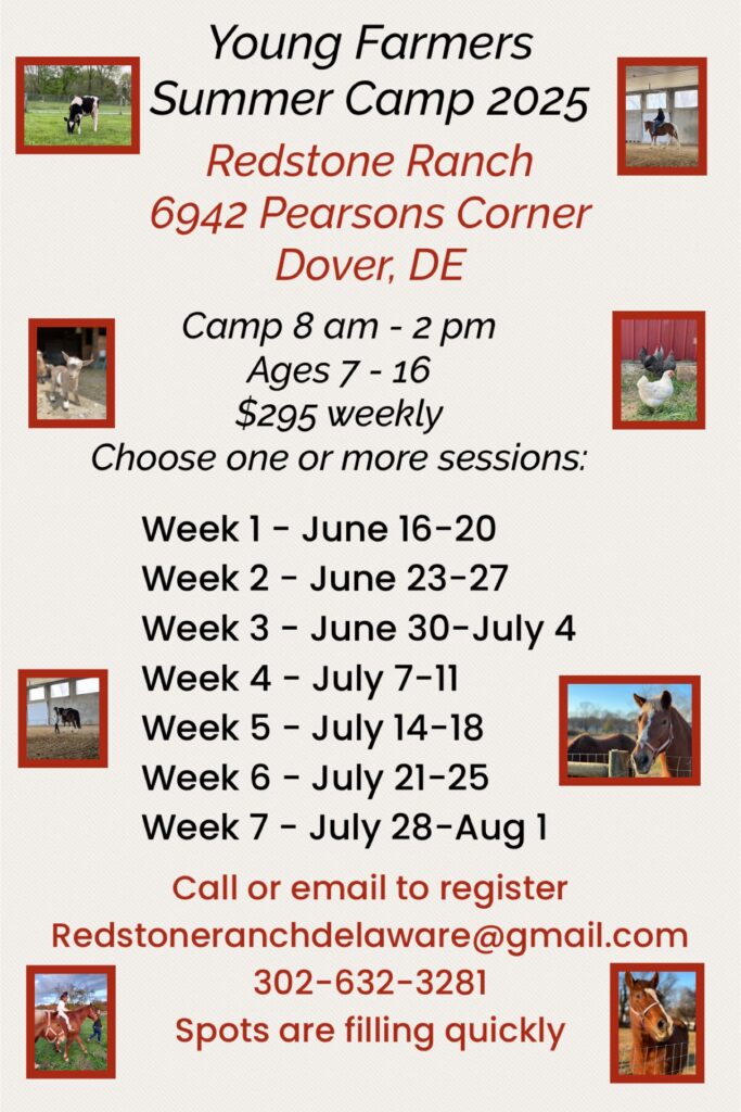 Redstone Ranch DE • Coming Events And Special Occasions